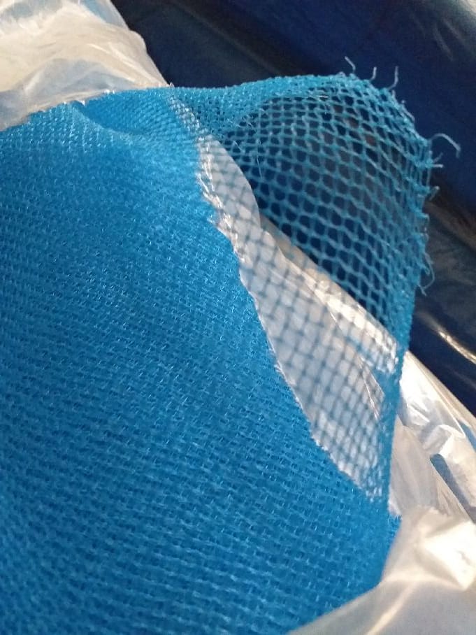 Jaring Kasa Polynet Biru & Hijau Safety Untuk Proyek - CV Pasti Jaya